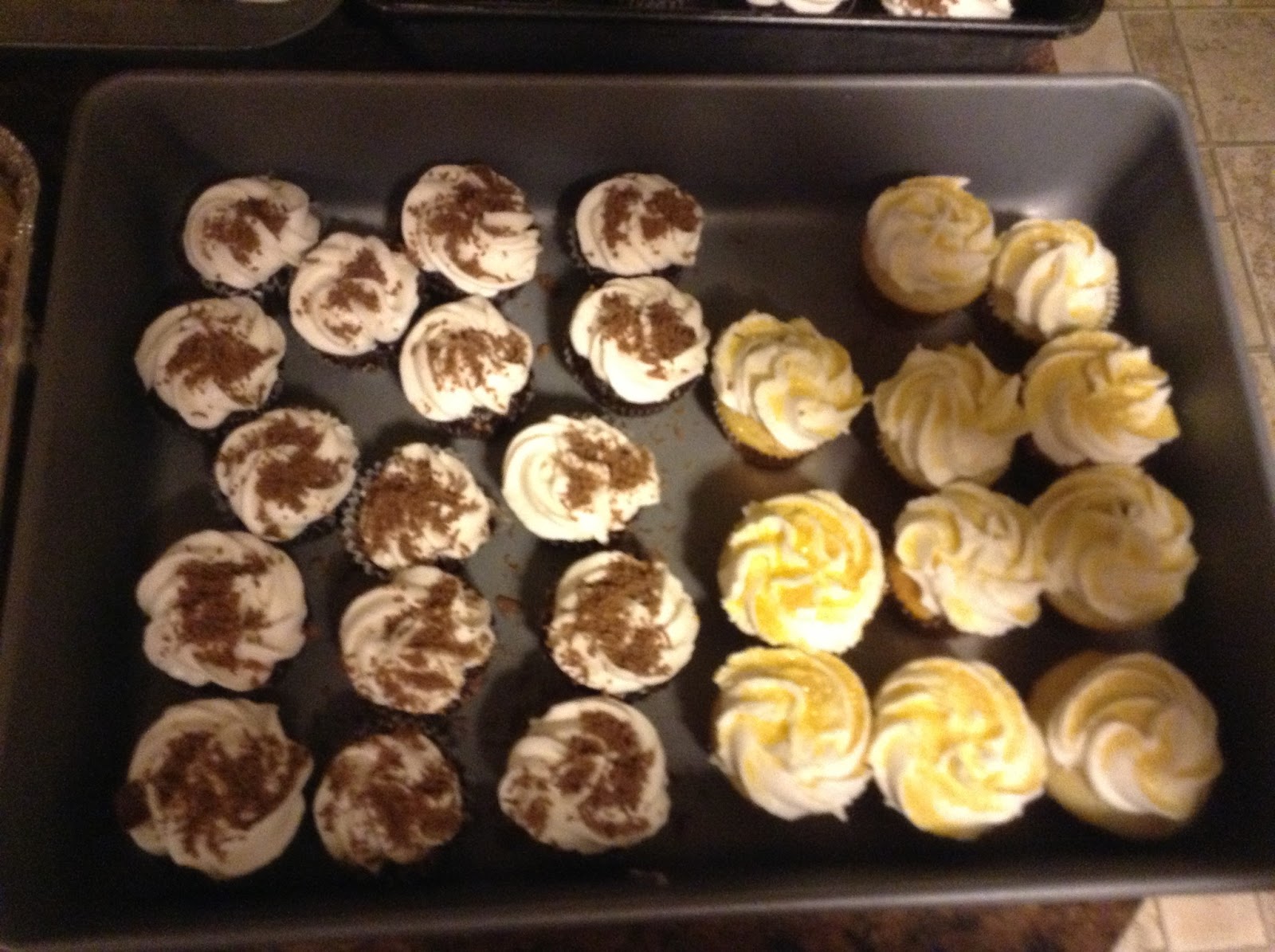 2 Girls Just Cupcakin' Along: Molly- 180 Mini Cupcakes for 50th ...